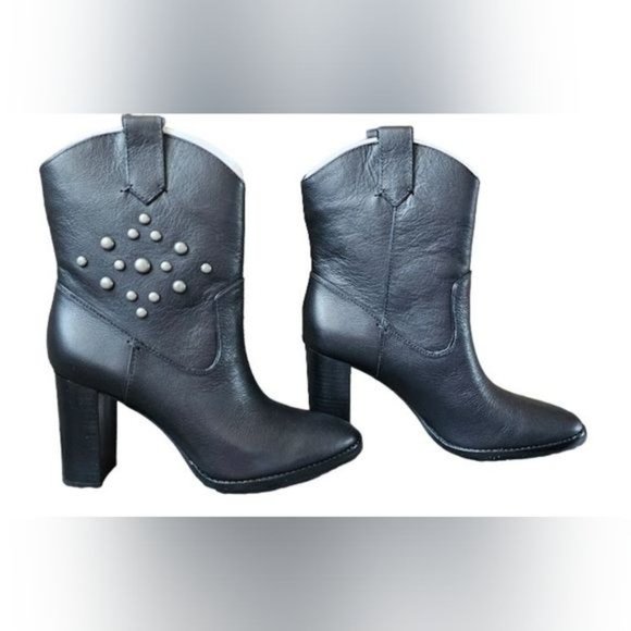 Ralph Lauren | Shoes | Nib Ralph Lauren Micah Leather Angle Boots In ...